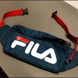 Fila | Bags | Fila Sling Pack Navyredwhite Brand New | Poshmark